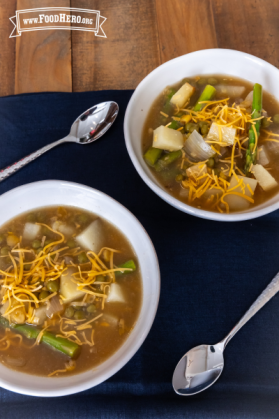 Spring Fling Vegetable Chowder | Food Hero | Recipe