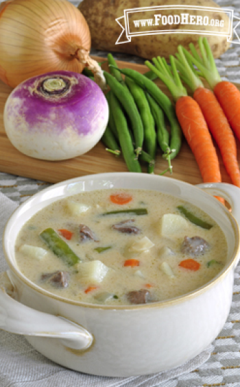 Mix and Match Vegetable Chowder | Food Hero | Recipe
