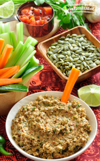 Sikil Pak (Mayan Pumpkin Seed Dip) | Food Hero | Recipe